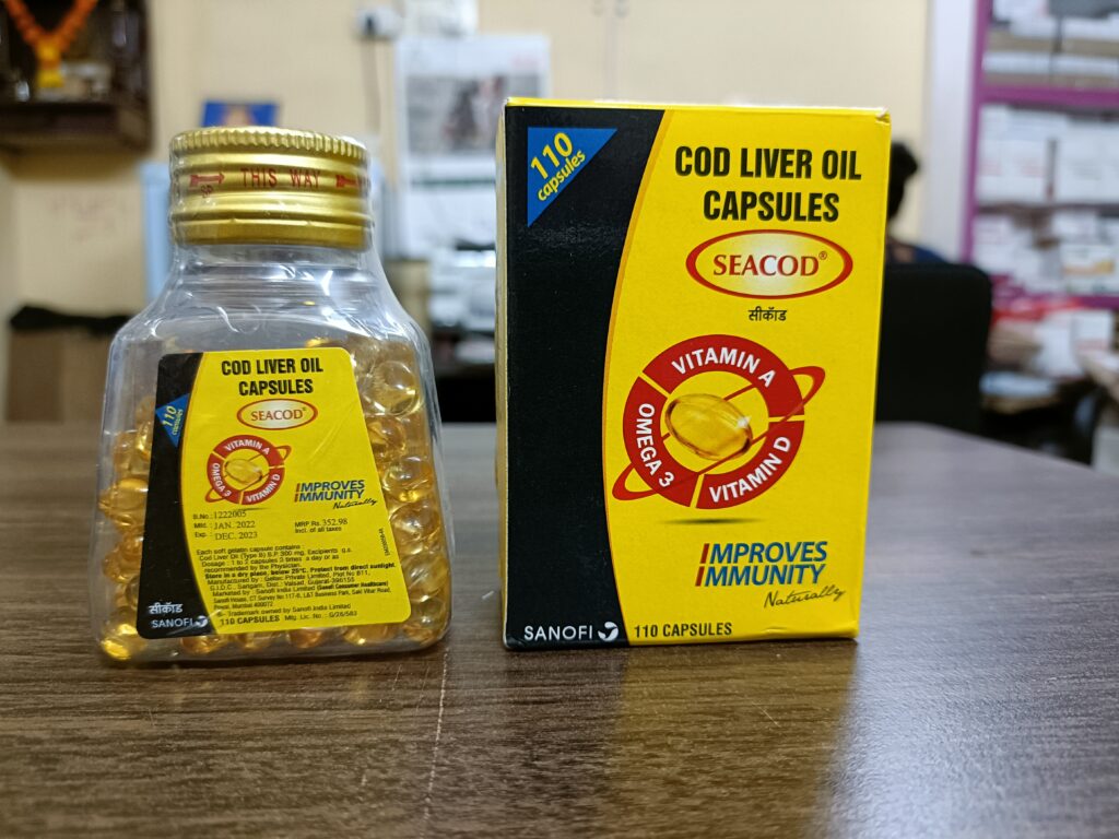 Seacod (COD Liver Oil Capsule) - Angel Pharmaceutical